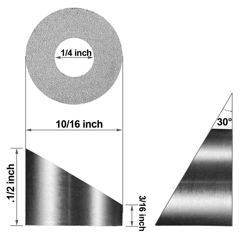30Stck T316 Edelstahl 1/4 Zoll 30 Grad Winkel Abge... – Grandado
