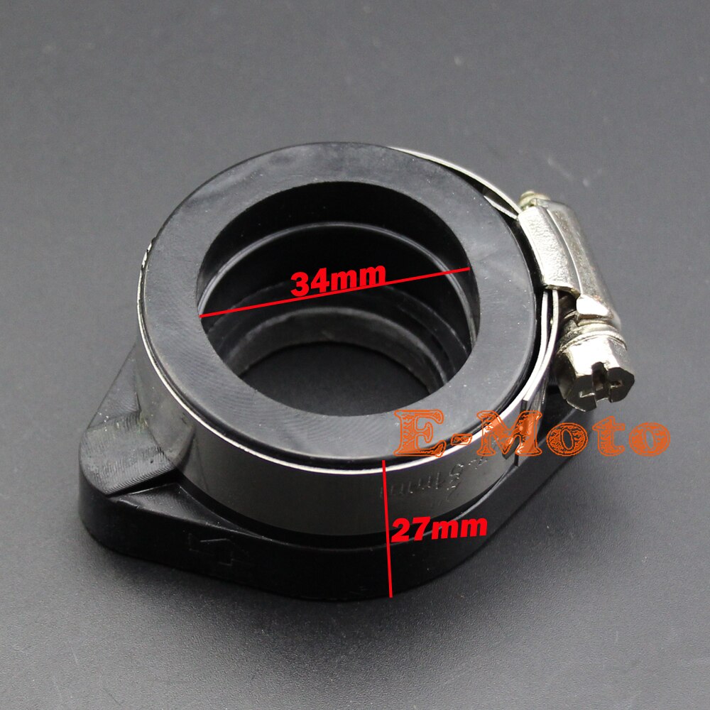 27mm Carb Flange Manifold Intake Adapter Rubber Fo... – Vicedeal