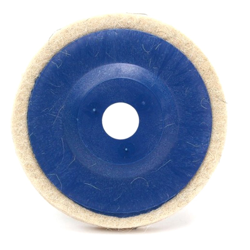 100mm wool polishing wheel buffing pads angle grin... – Vicedeal