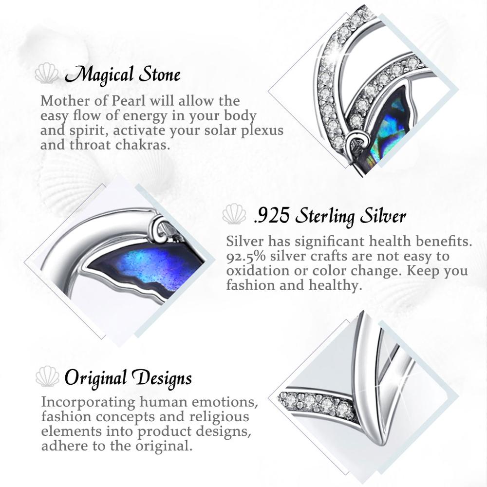 Eudora Real 925 Sterling Silver Blue Flying Butter... – Grandado