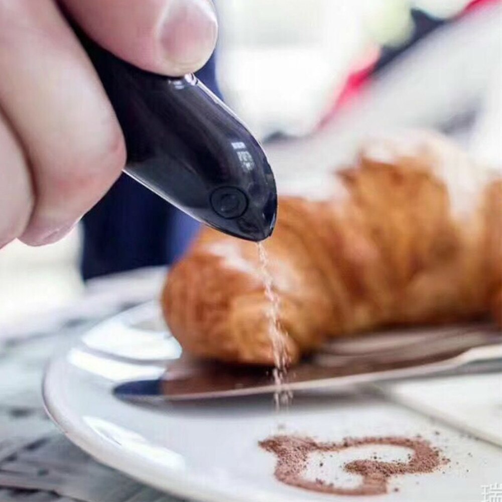 Pluma eléctrica de Arte Latte para café, especias,... – Grandado