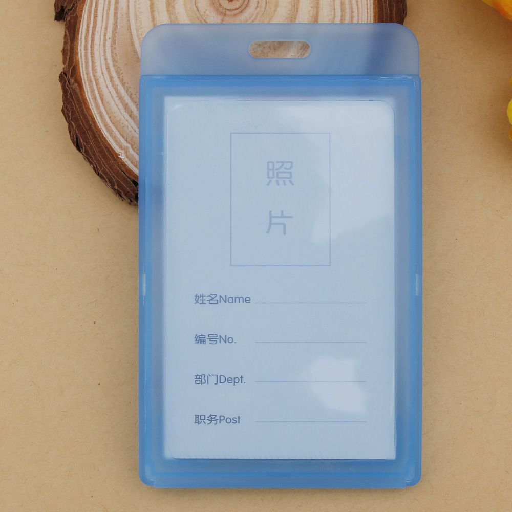 Plastic ID Card Badge Holder Durable Hard Employee... – Grandado