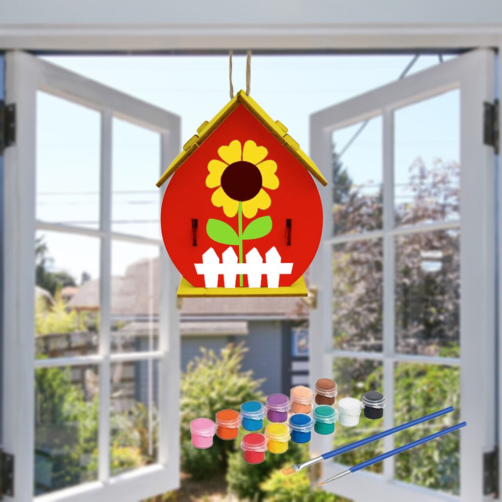 DIY Bird House Painting Kit Building Birdhouse Pai... – Grandado