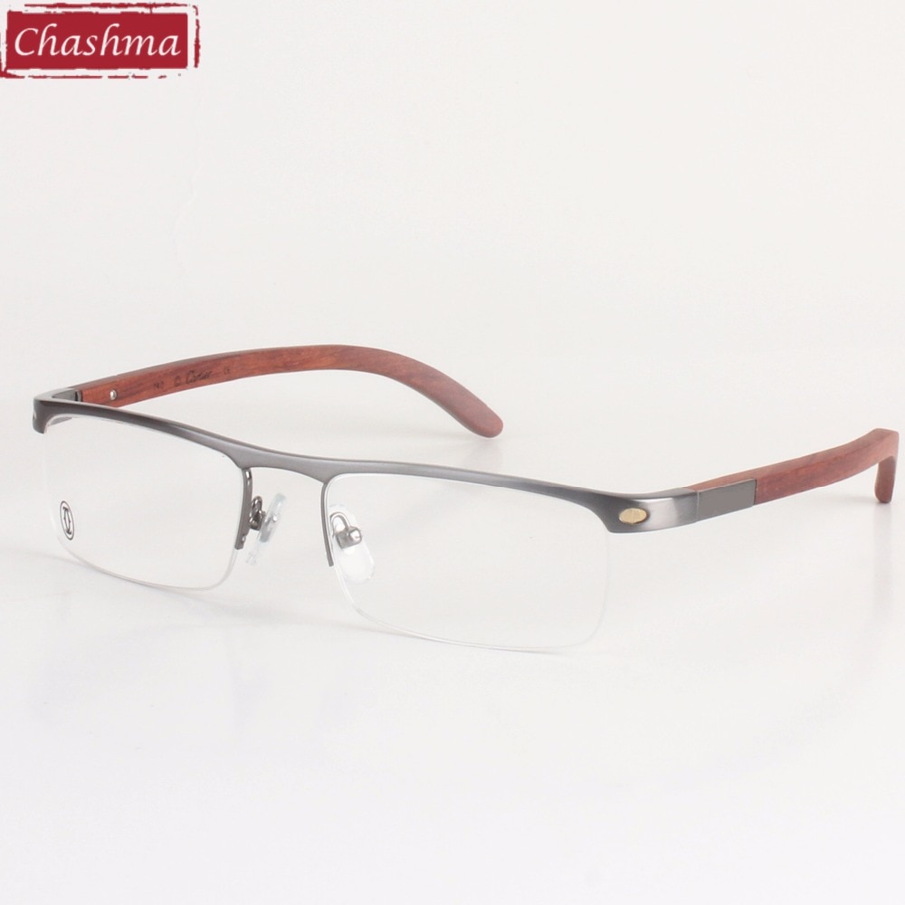 Chashma Super mannen Brillen Titanium Frames Houte... – Vicedeal