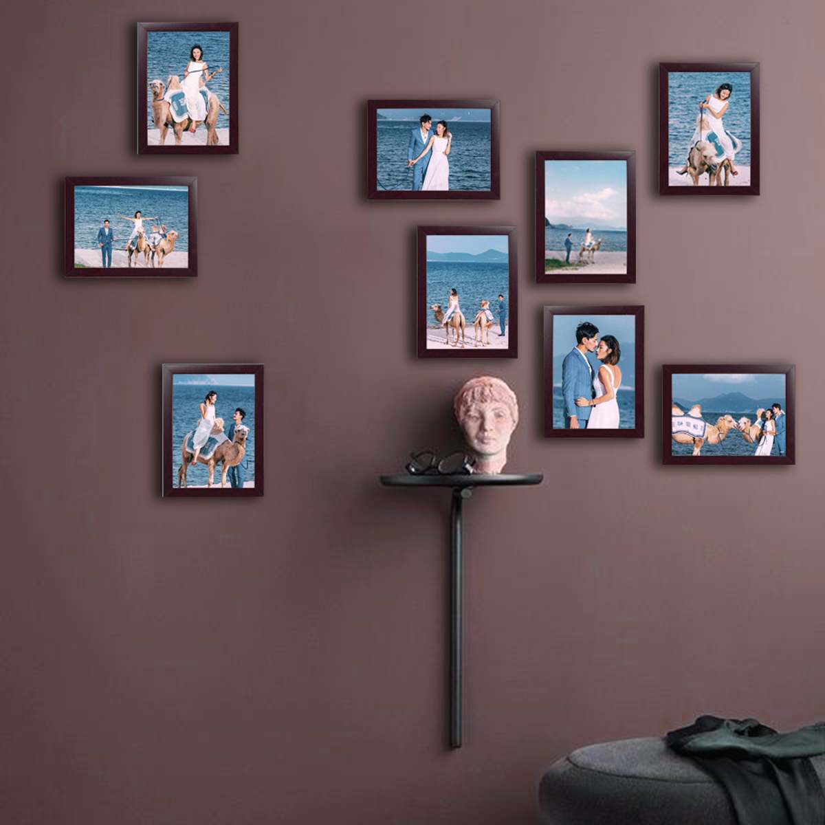 9pcs Picture Photo Frame Set DIY Removable Wall Mu... – Grandado