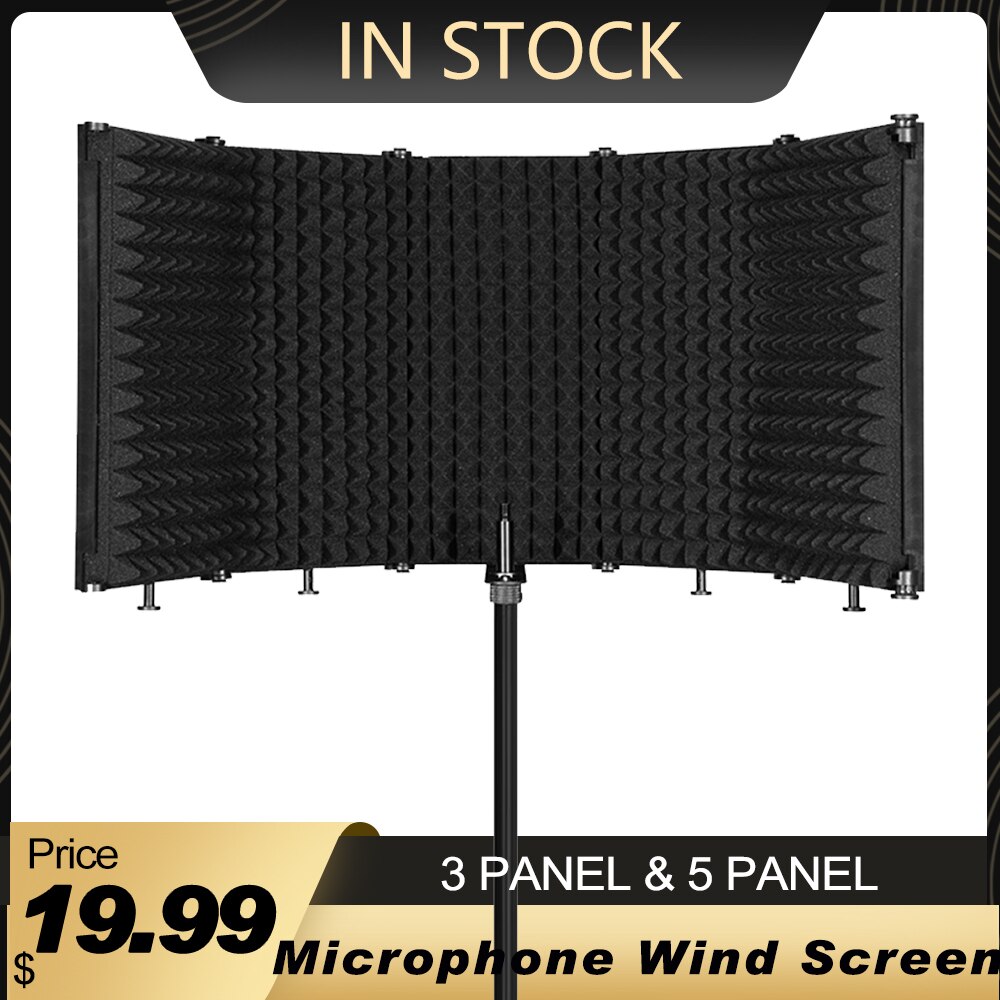 Foldable Microphone Screen Sound Absorbing Vocal R... – Vicedeal