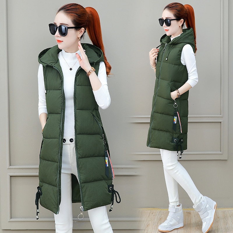 Plus Size 3XL Women Vest Winter Coat Ladies Gilet ... – Vicedeal