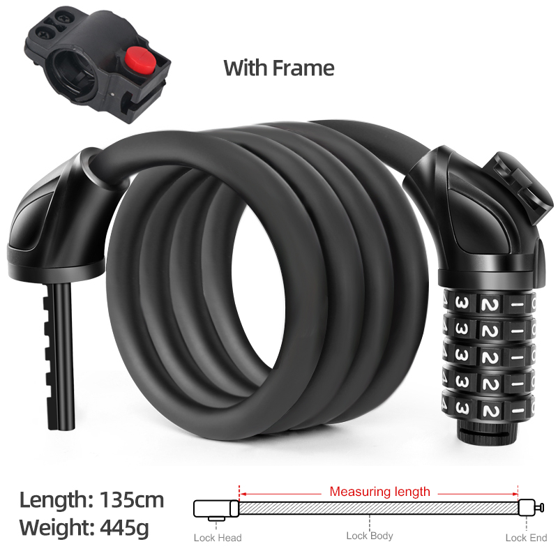 Xunting Mountain Bike Lock Electric Stainless Stee... – Grandado