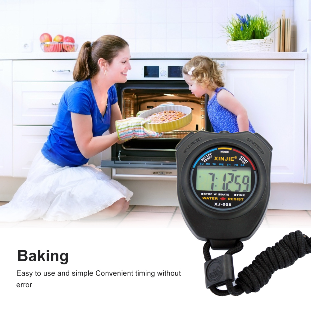 Waterproof Watch Digital Handheld LCD Stopwatch Ti... – Grandado