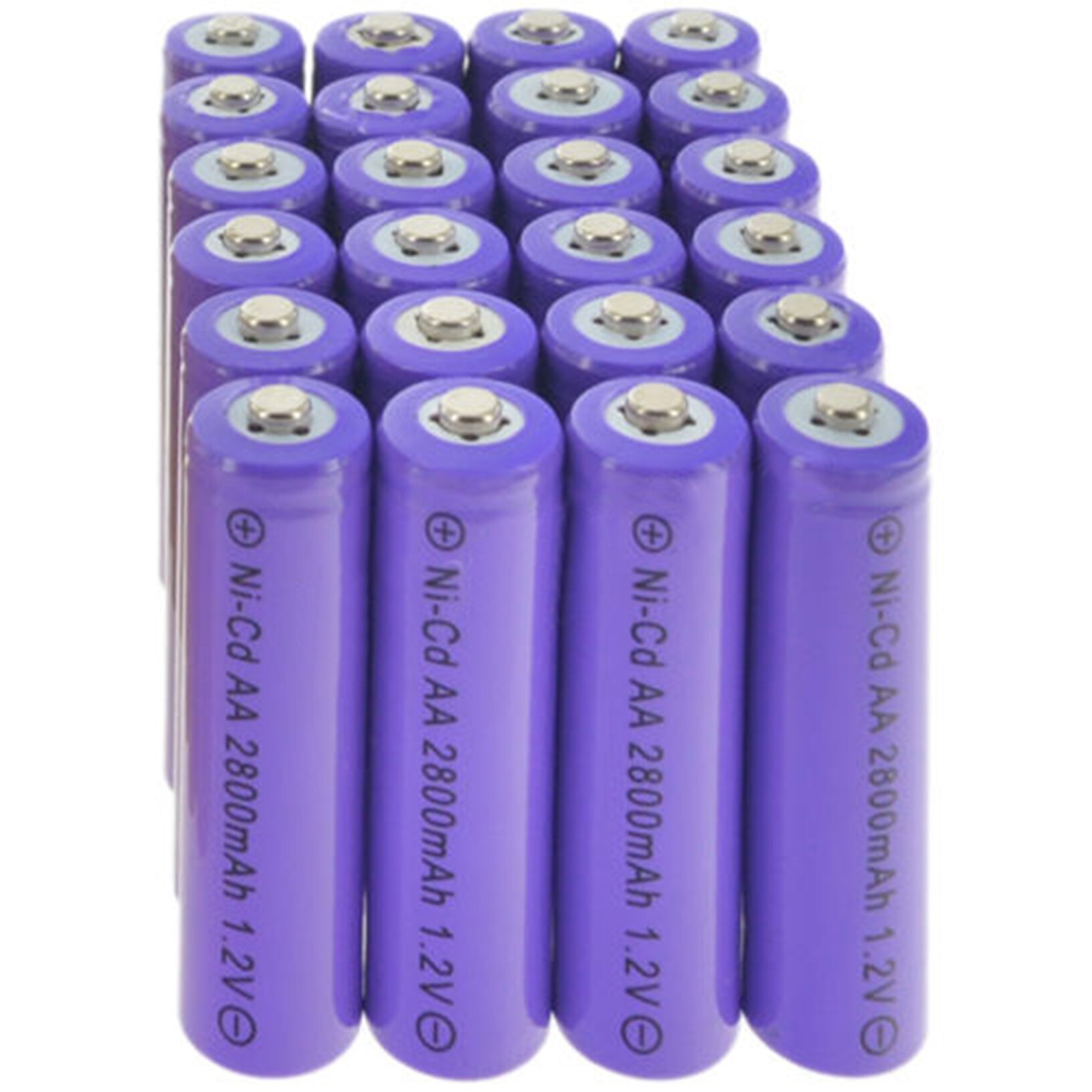 2-24 Lot AA ni-cd batterie Rechargeable NiCd 2800 ... – Grandado