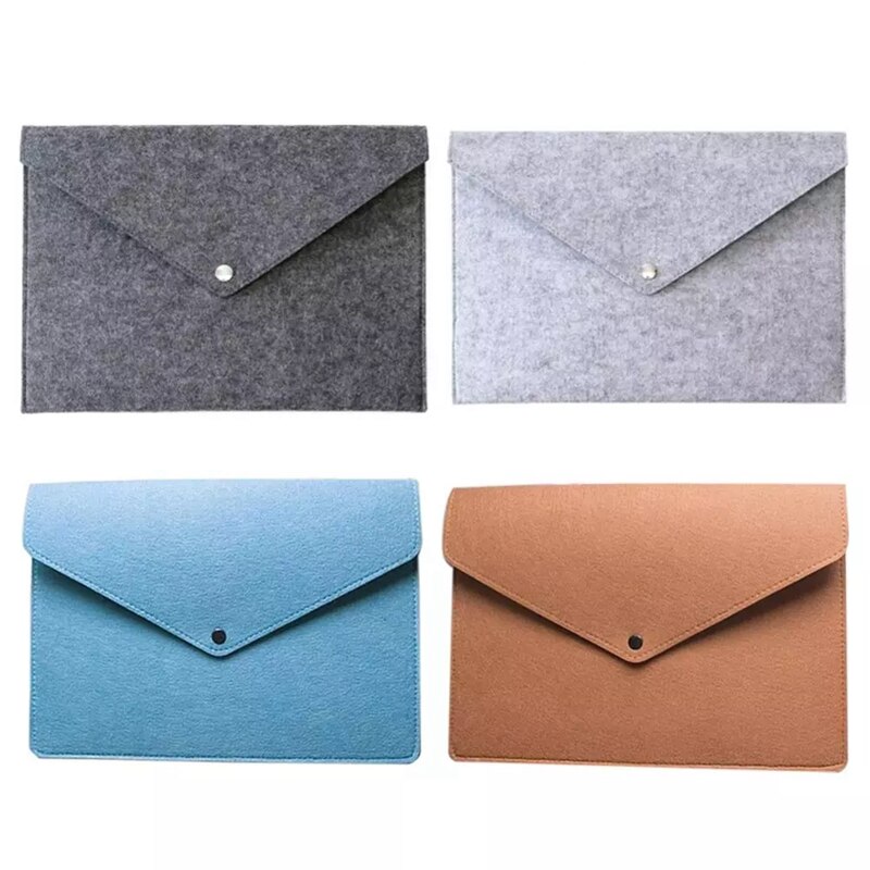 2 Pcs A3 A4 Simple Felt Business Storage Bag – Grandado