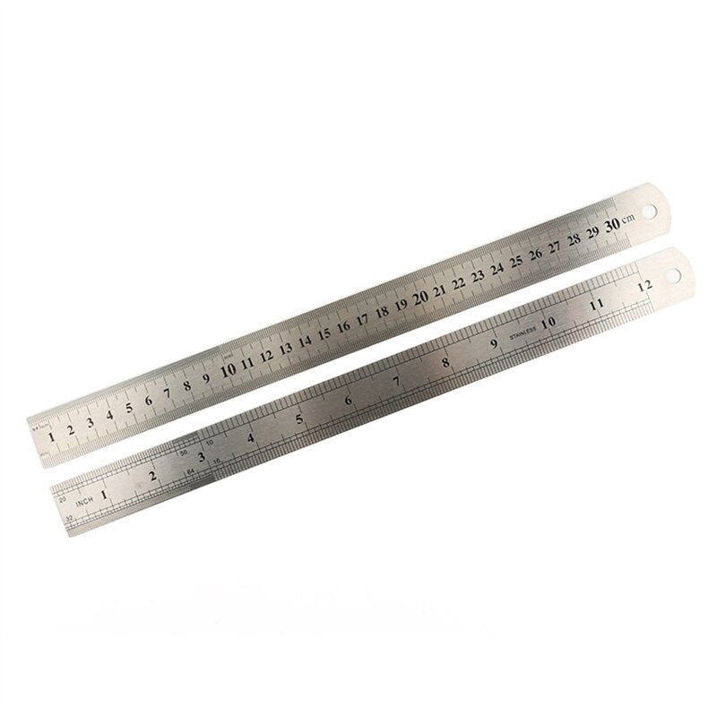 WINTAPE Stainless Steel Straight Ruler Double Side... – Grandado