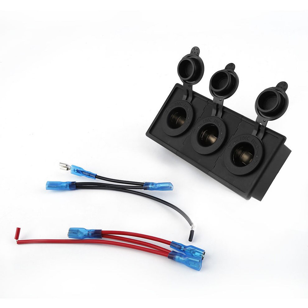 12V/24V Power Socket ABS Housing Holder Kit With 3... – Grandado