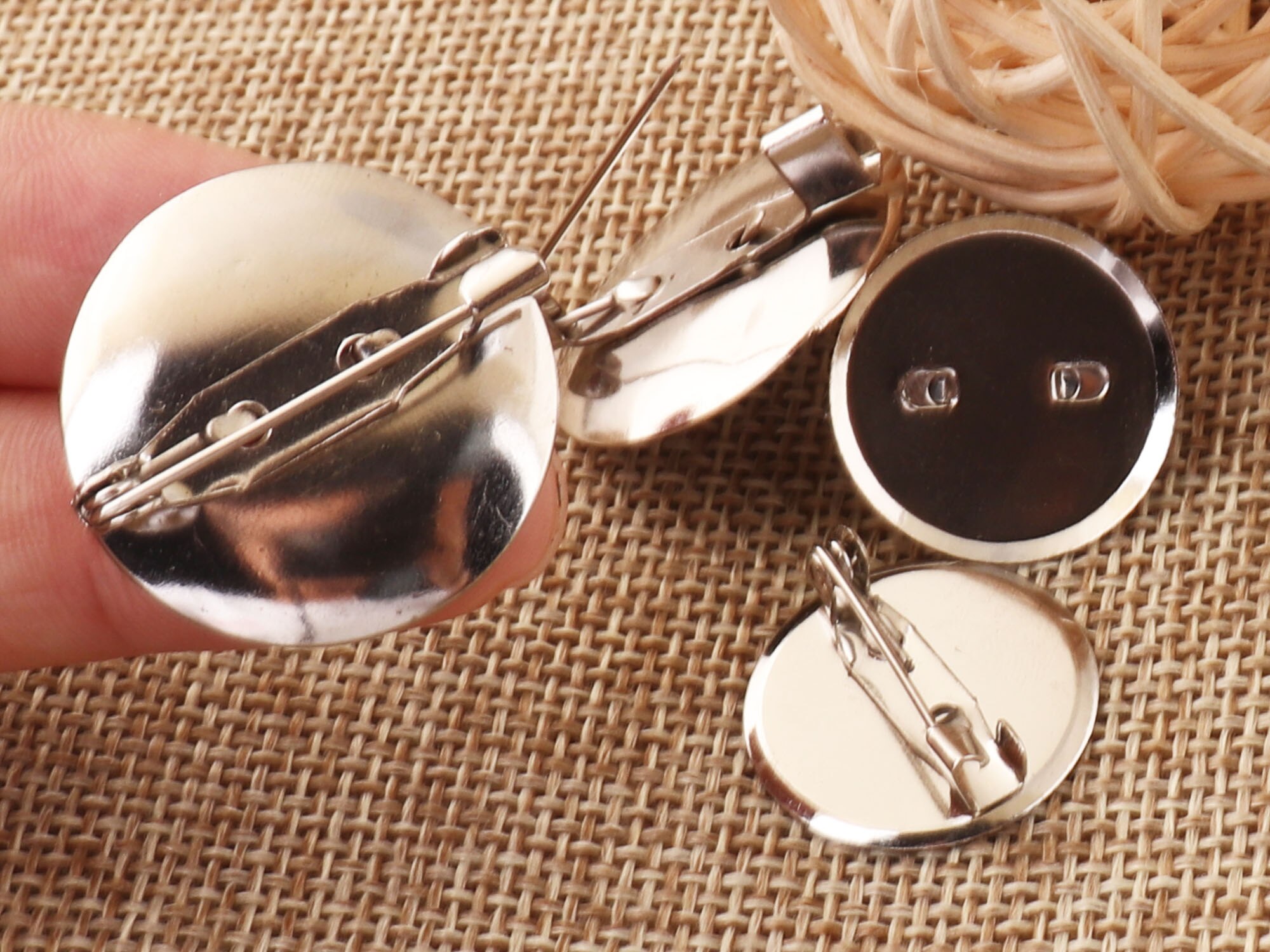 50 PCS Brooch Stitch Markers Safety Pin Metal Craf... – Grandado