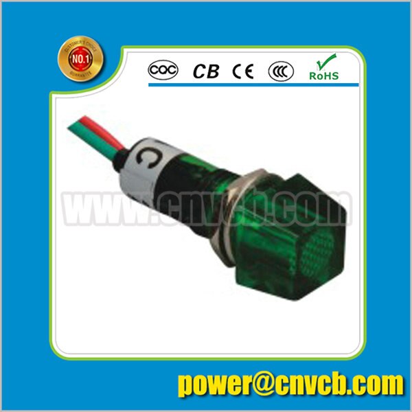 ZS75 square wired indicator light 10mm green indic... – Grandado