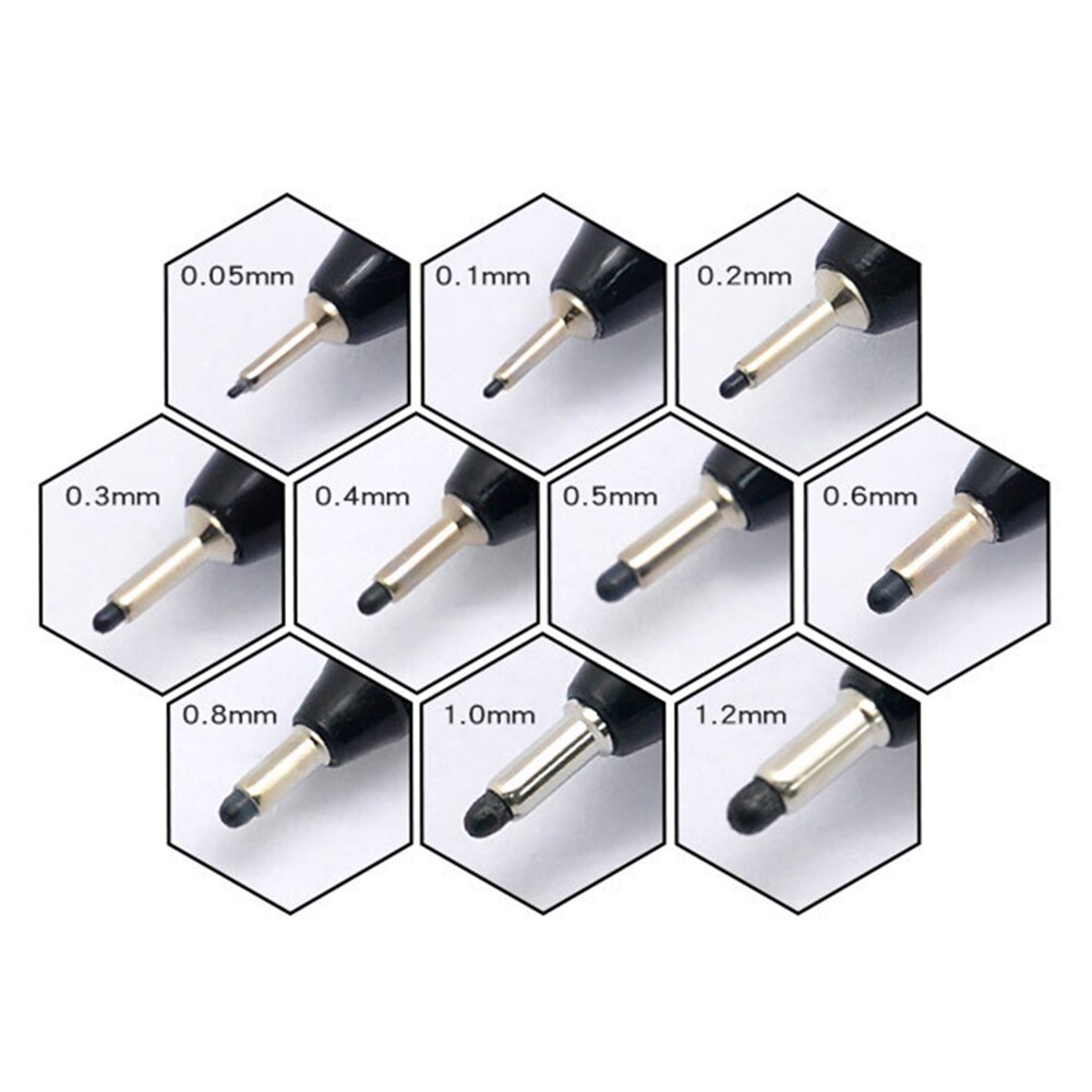8/10pcs Black Ink Sketch Water Marker Drawing Pen ... – Grandado