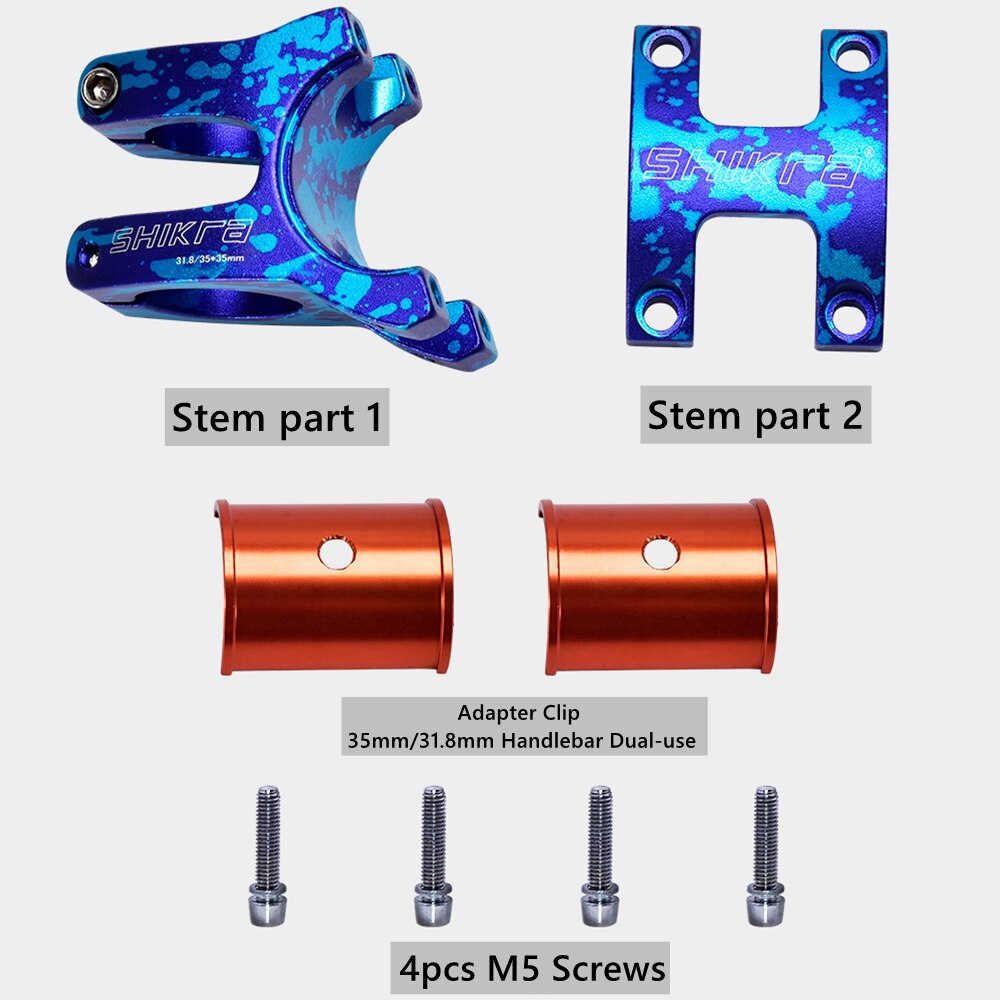 Mountain Bike Stem 31.8/35mm 35mm/50mm Dazzle Bicy... – Vicedeal
