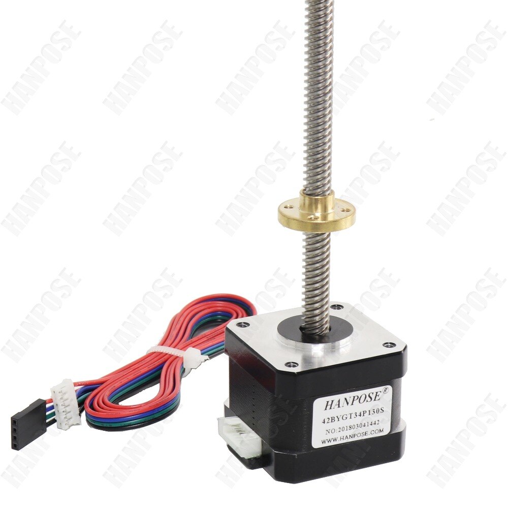 Stappenmotor Nema17 17HS3401S-T8 310Mm Schroef Sta... – Grandado