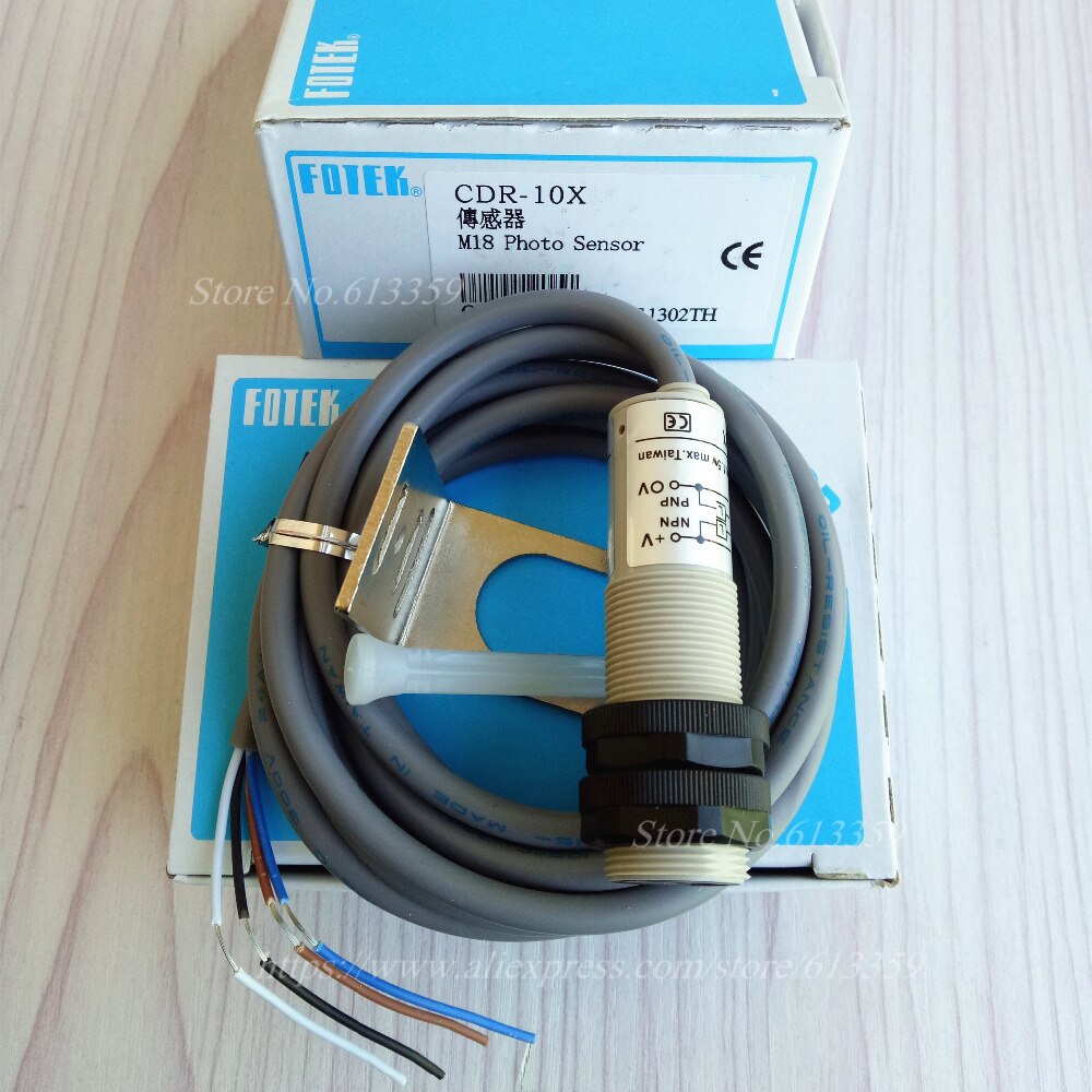 CDR-10X FOTEK M18 TUBULAR TYPE FOTO SENSOR Optisch... – Vicedeal