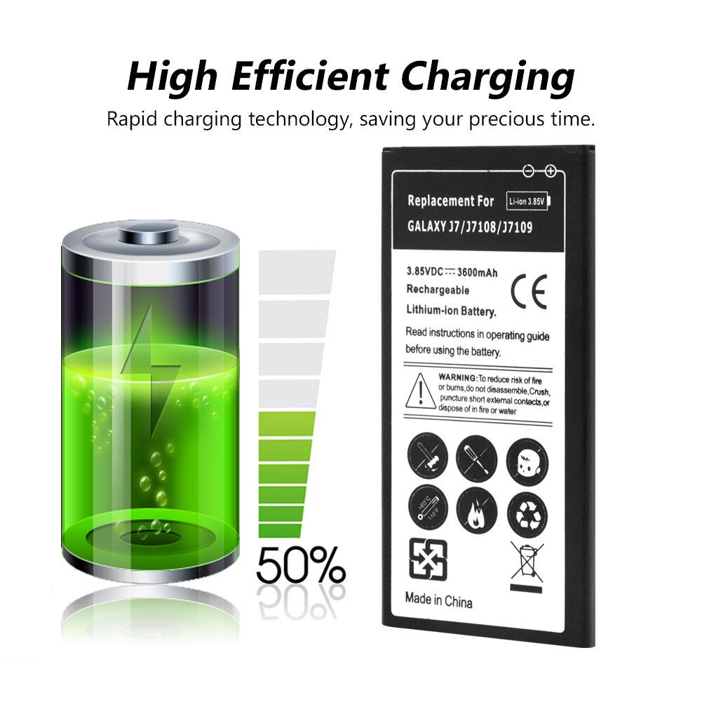 Phone Battery 3.85V 3600mAh Lithium Rechargeable B... – Grandado