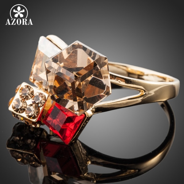 AZORA Exclusive Gold Color Multicolour Stellux Aus... – Grandado