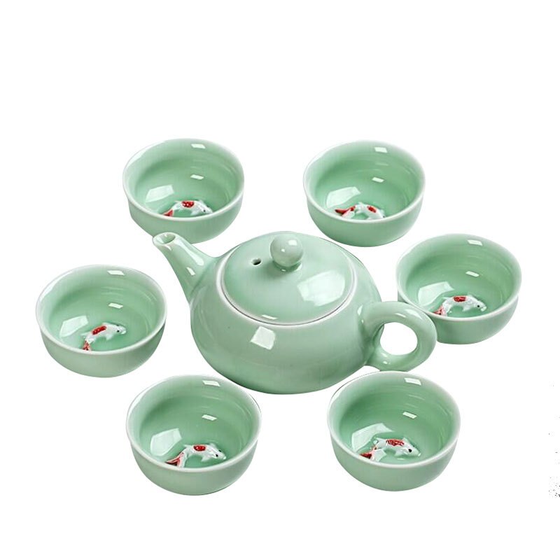 Chinese Travel Kung Fu 7pcs Tea Sets Ceramic Porta... – Grandado
