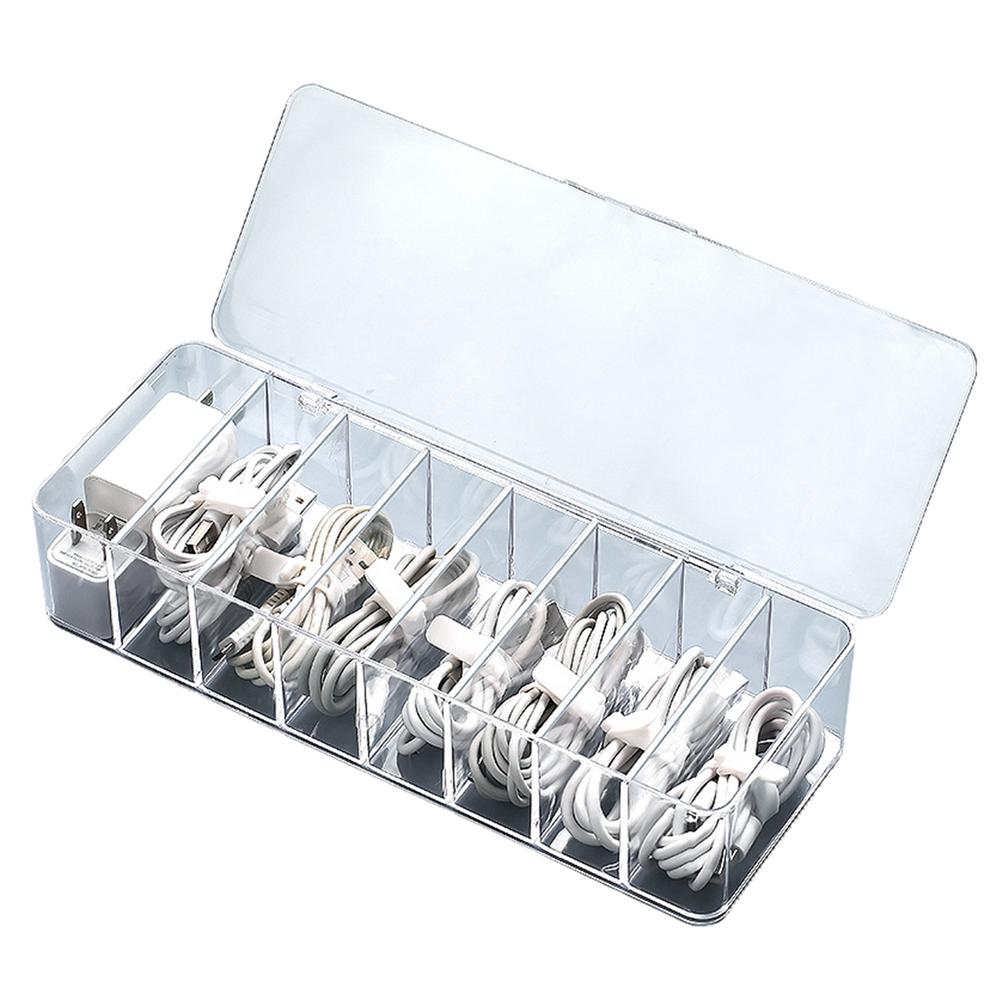 Transparent Cable Storage Box Charging Cable Stora... – Vicedeal