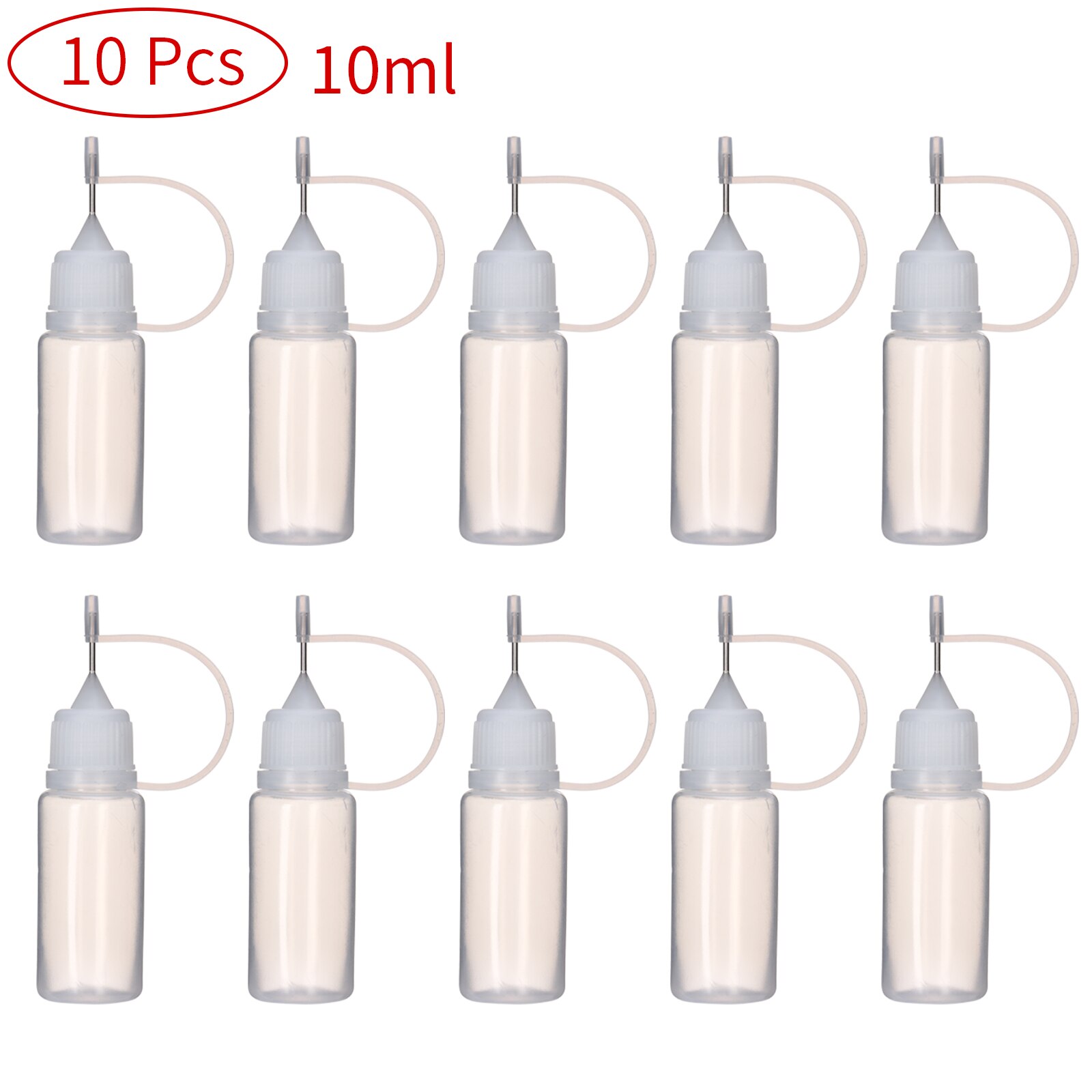 10Pcs 5/10ml Organizer Pots Mini Glue Bottles Plas... – Grandado