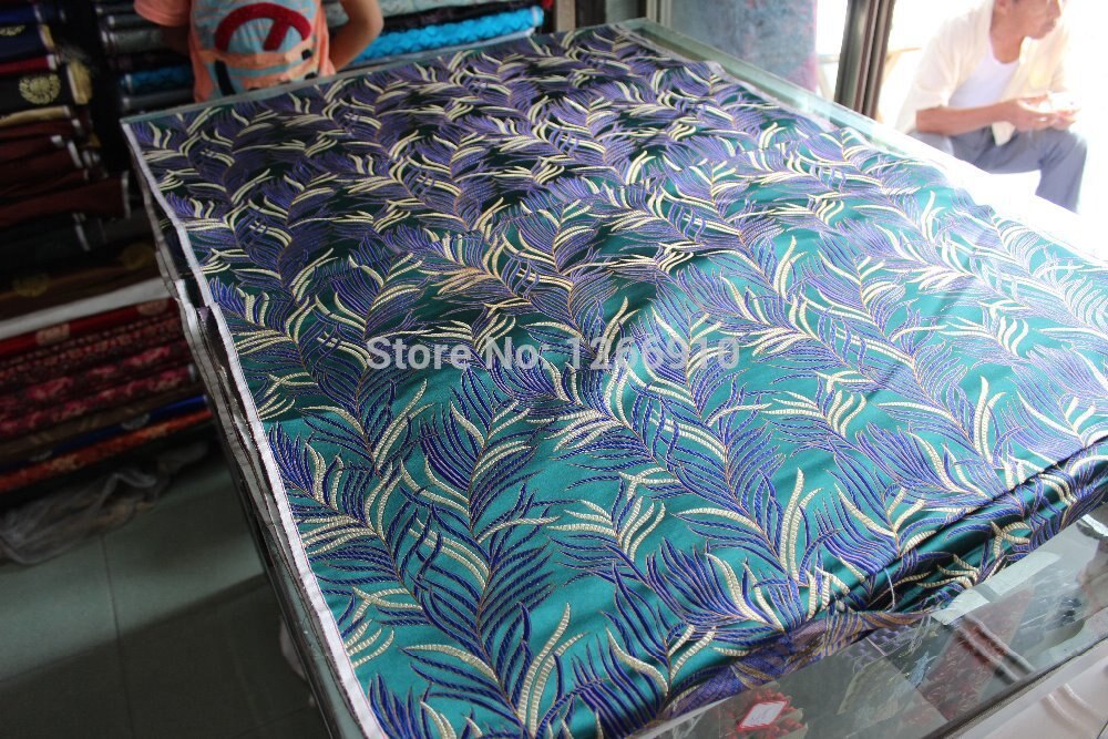 chinese silk brocade woven damask damask fabric ch... – Grandado