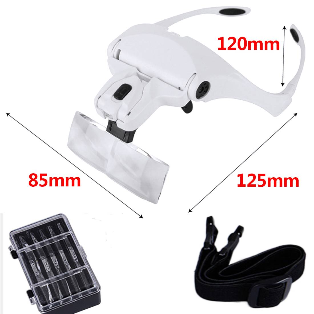 Eye Repair Magnifier Headband Magnifying Glass 2 L... – Grandado