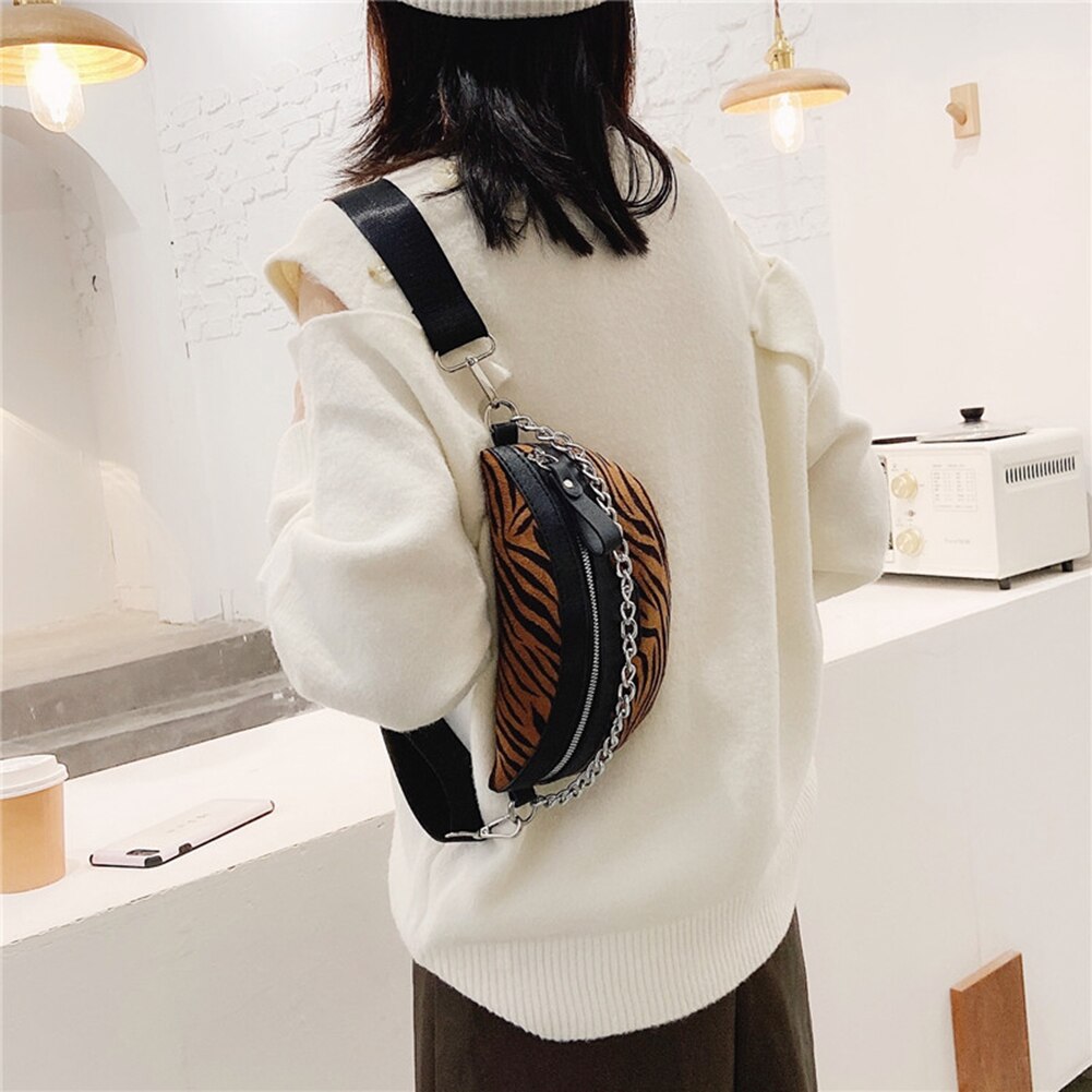 PU Leather Animal Chest Pack Women Travel Waist Be... – Grandado