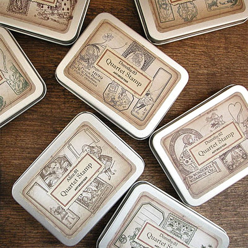 Rubber Stamp Vintage Decoration Stamp Set DIY wood... – Grandado