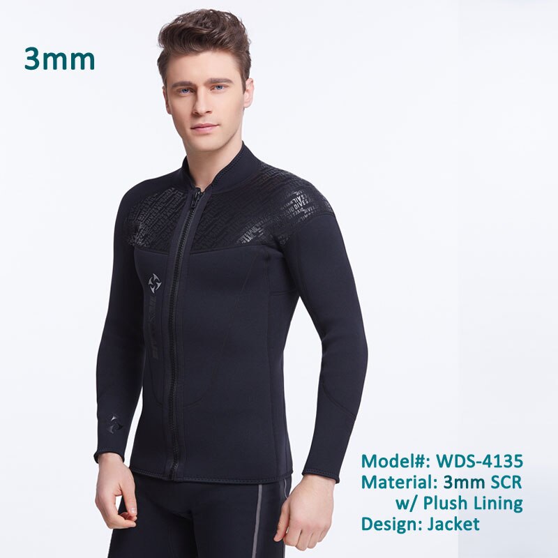 3mm Neoprene Vest Wetsuit w/ Front Zipper Top Wet ... – Vicedeal