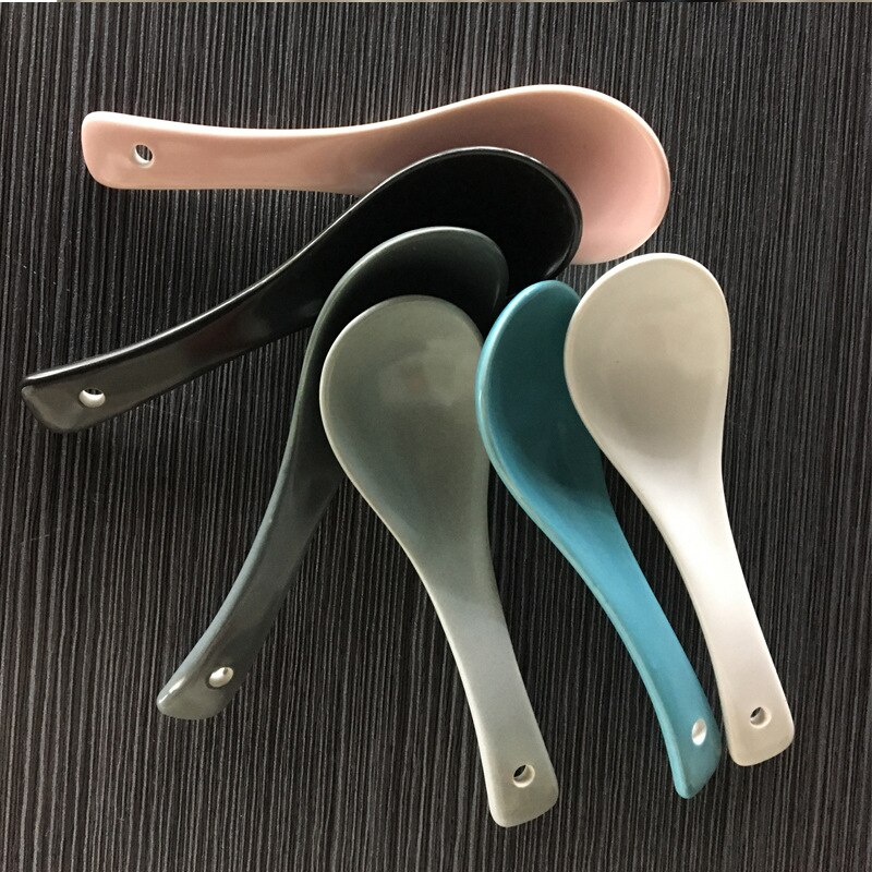 Nordic Household Ceramic Small Spoon Spoon Soup Sp... – Vicedeal