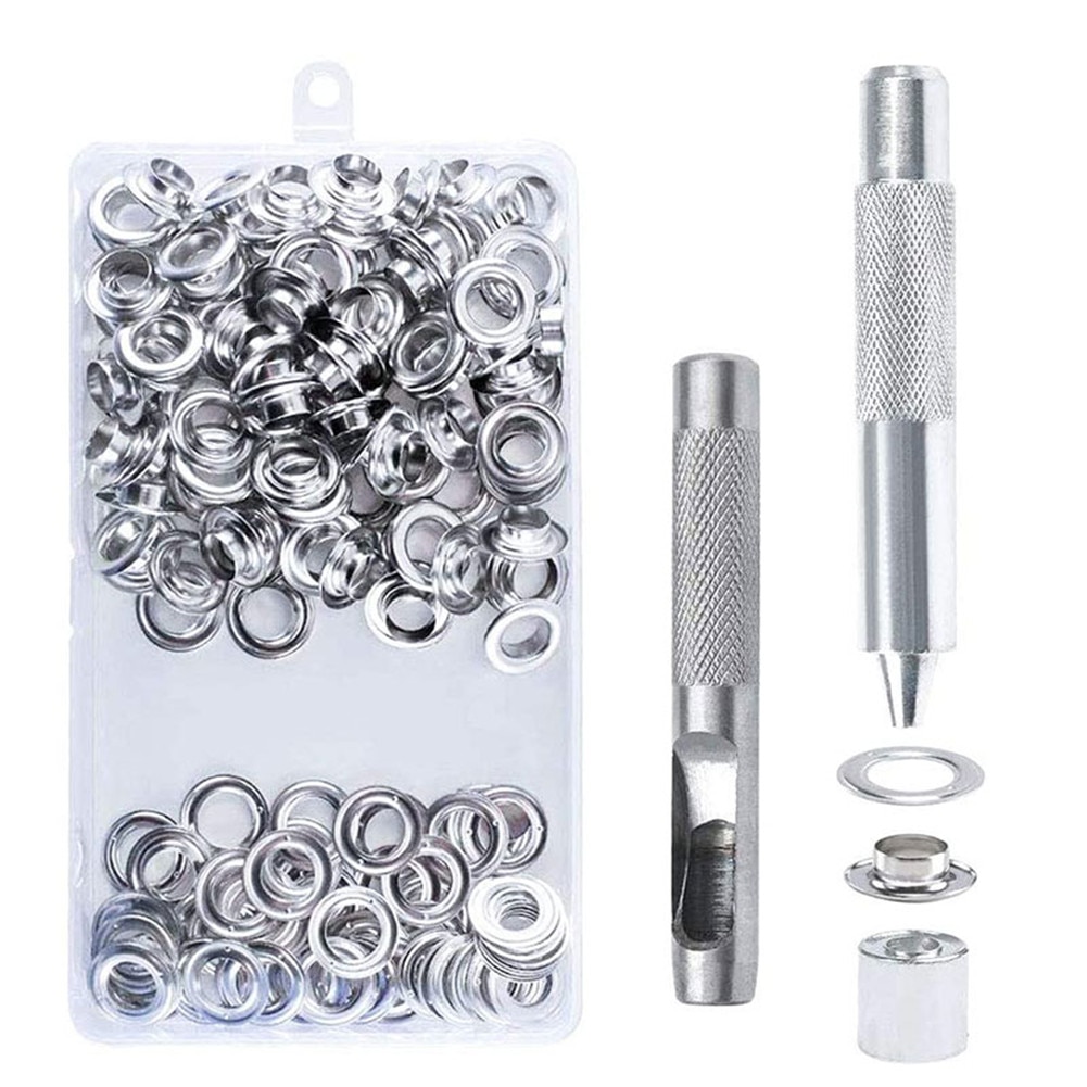 100pcs Eyelets Eyelet Pliers Set Eyelet Tool Tarpa... – Vicedeal