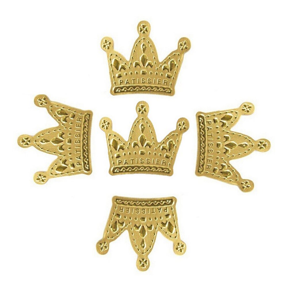 10pcs Cute Gold Princess Crown Cake Tooper Paper T... – Grandado