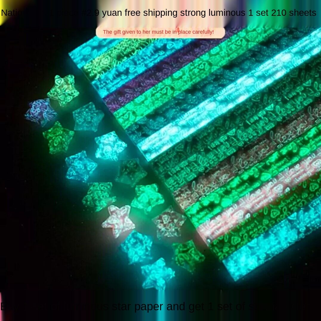 Lighting Star Origami Paper Handmade Mixed Set Cra... – Vicedeal