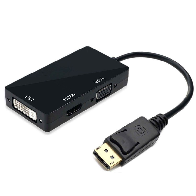 DisplayPort naar HDMI VGA DVI Kabel Adapter Man-vr... – Vicedeal