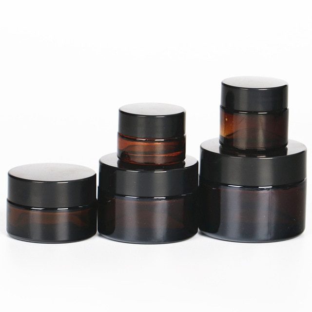 10pcs/lot 5g 10g 20g 30g 50g glass jars for cosmet... – Vicedeal