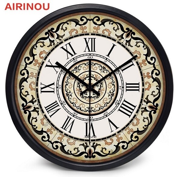 Airinou Royalty Rome Wall Clock Modern Classical W... – Grandado