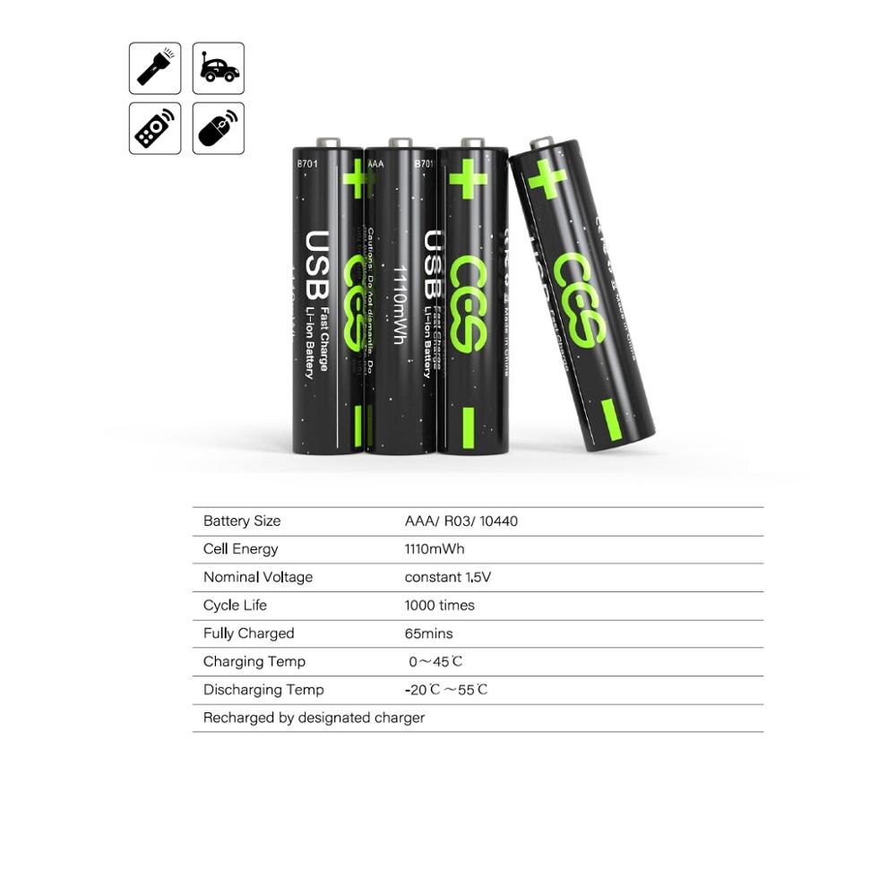 USB Rechargeable Lithium Polymer Battery Quick Cha... – Vicedeal