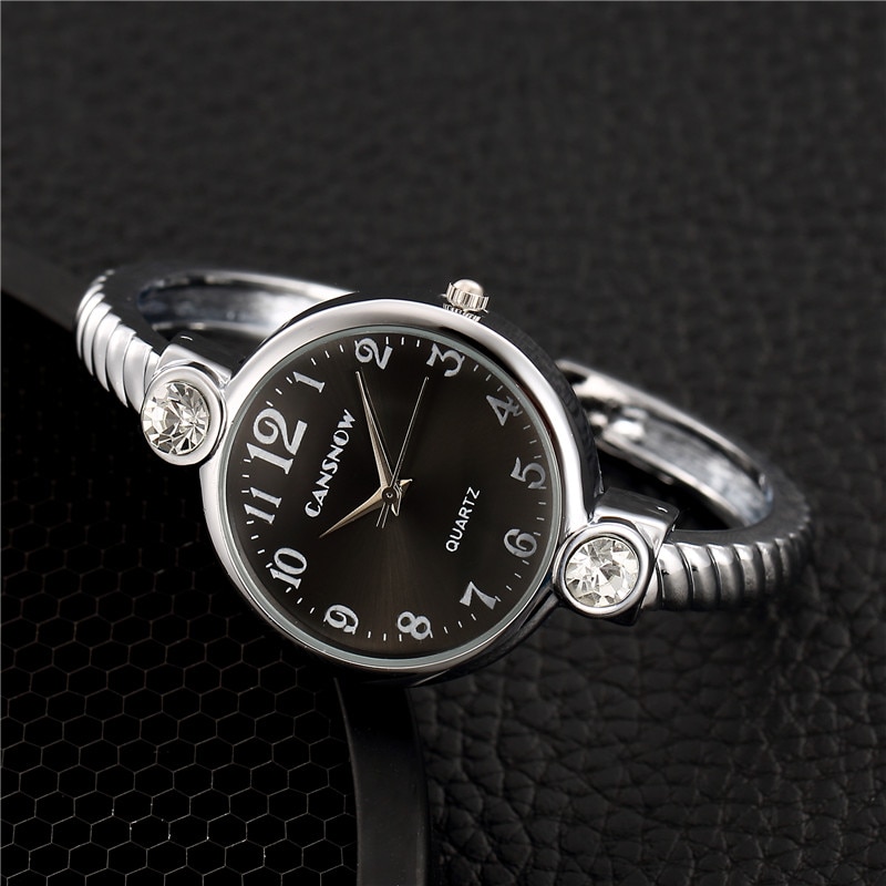 Reloj de pulsera de lujo para mujer, pulsera de cu... – Grandado