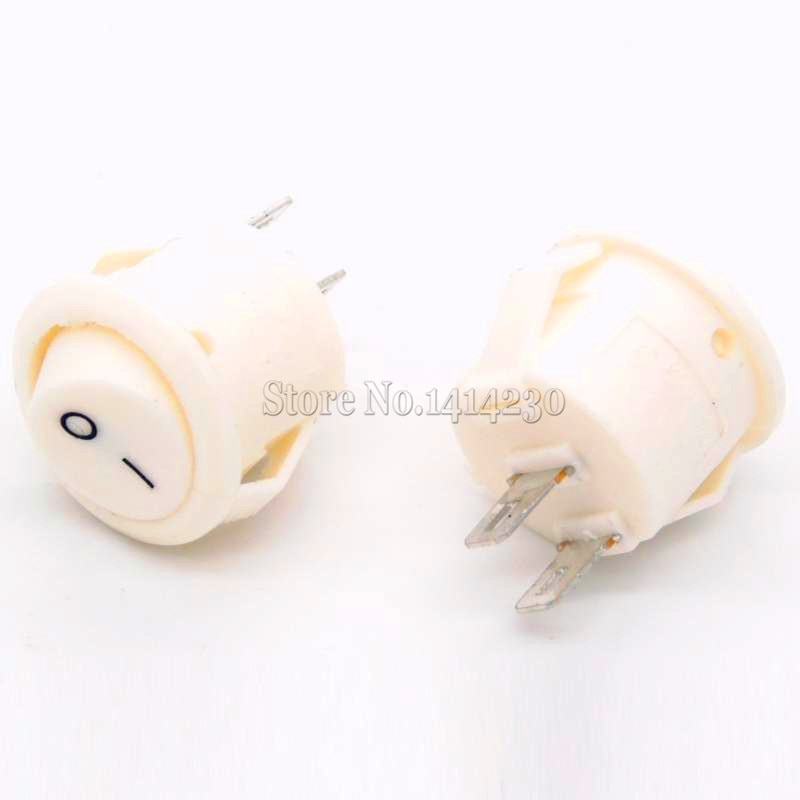 10Pcs 16mm Diameter Small Round Rocker Switches Bl... – Grandado