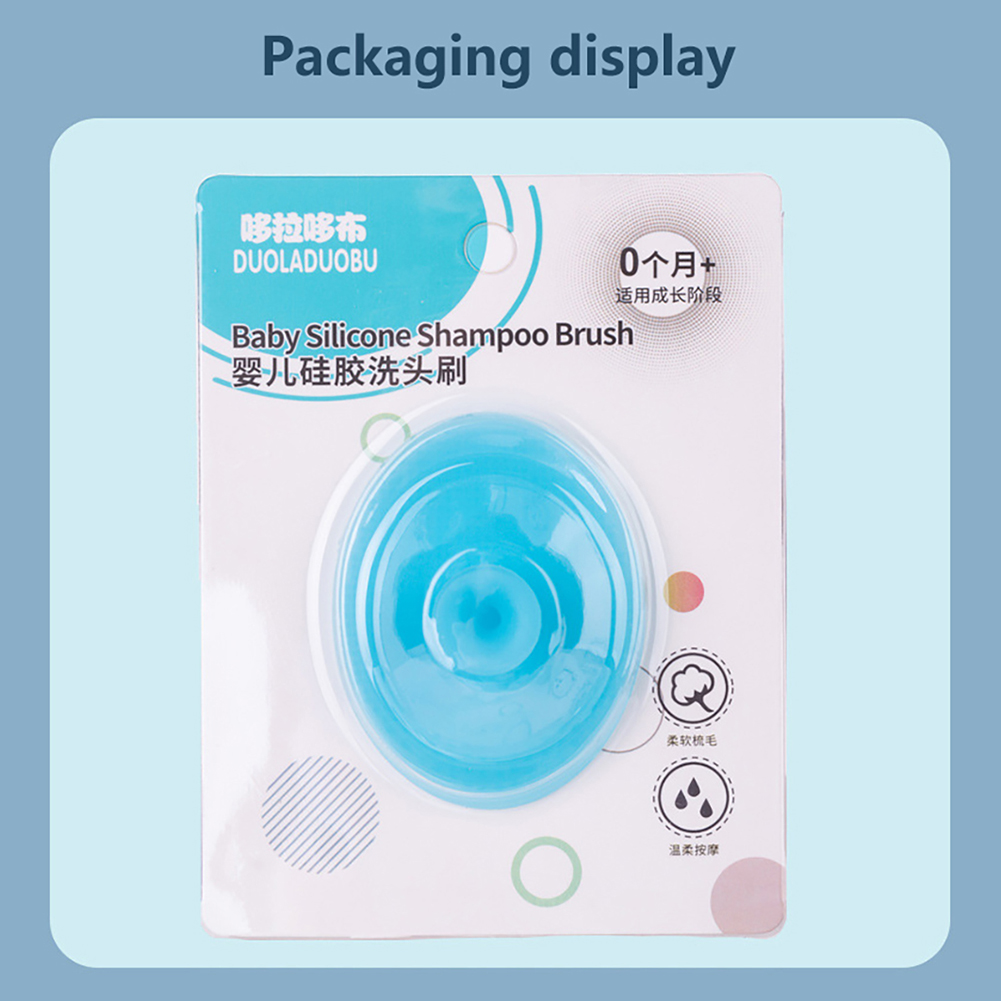 Baby Bath Cradle Cap Silicone Brush Toddler Comb S... – Vicedeal