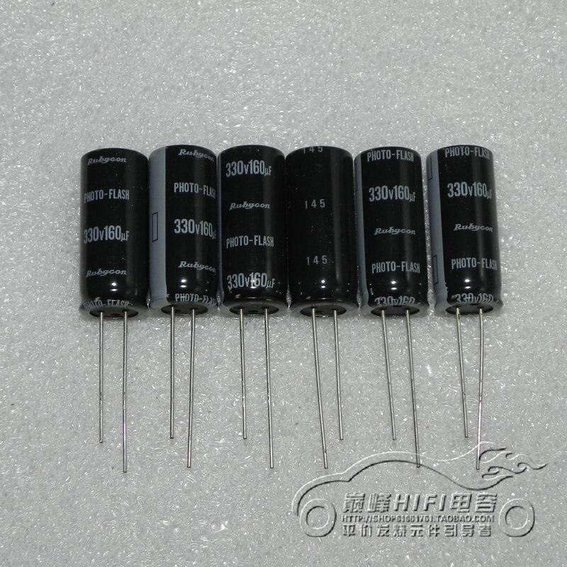 10PCS RUBYCON PHOTO-FLASH 330V160UF 14X33MM Flash ... – Grandado