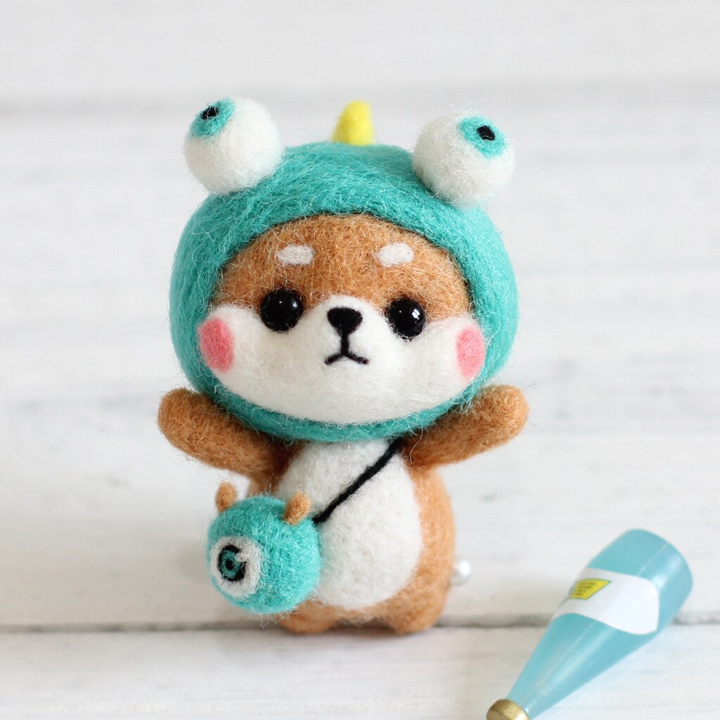 9style DIY Wool Felt Needle Poked Kitting Cute Ham... – Grandado