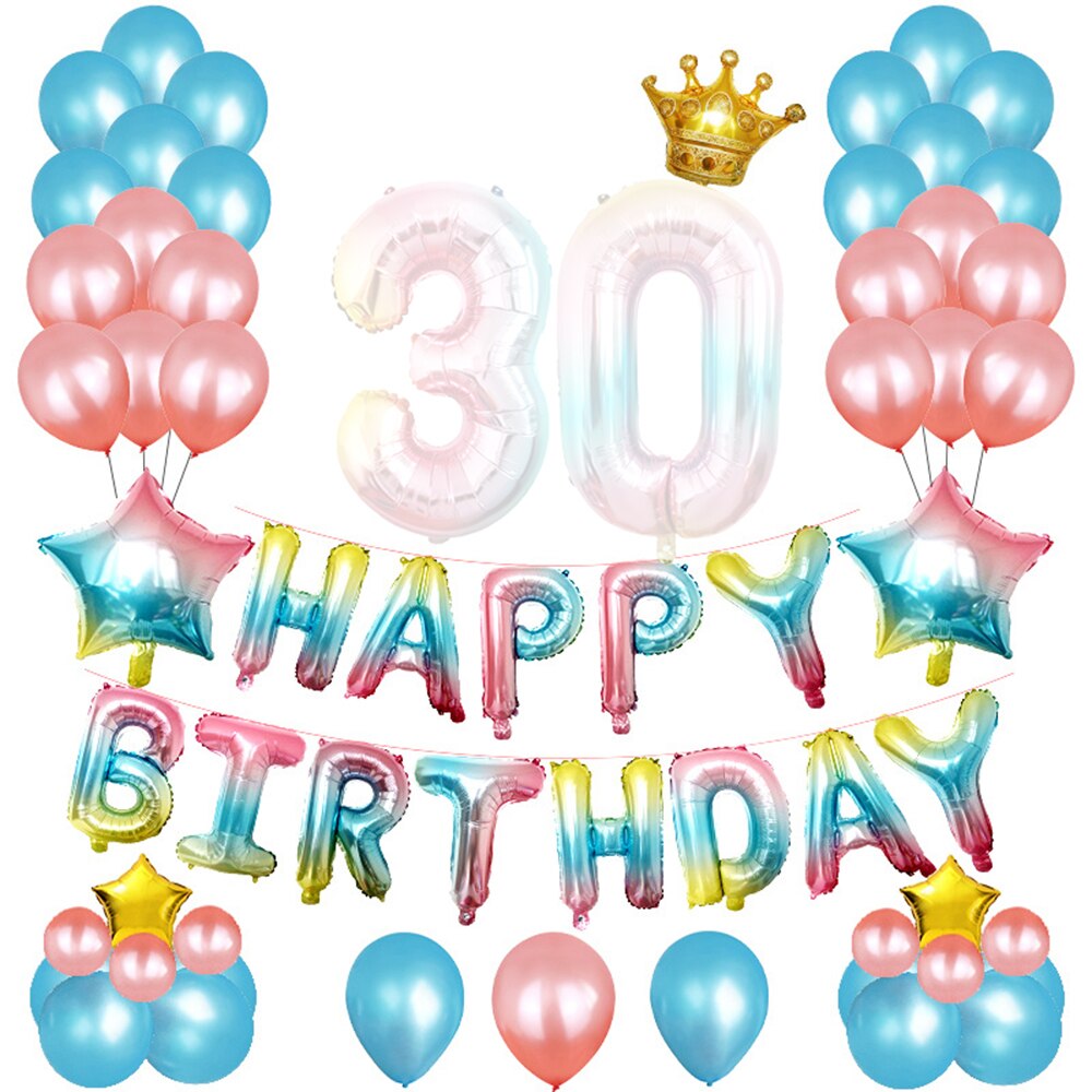 Glücklich 30 Jahre alt Geburtstag Party Dekoration... – Grandado
