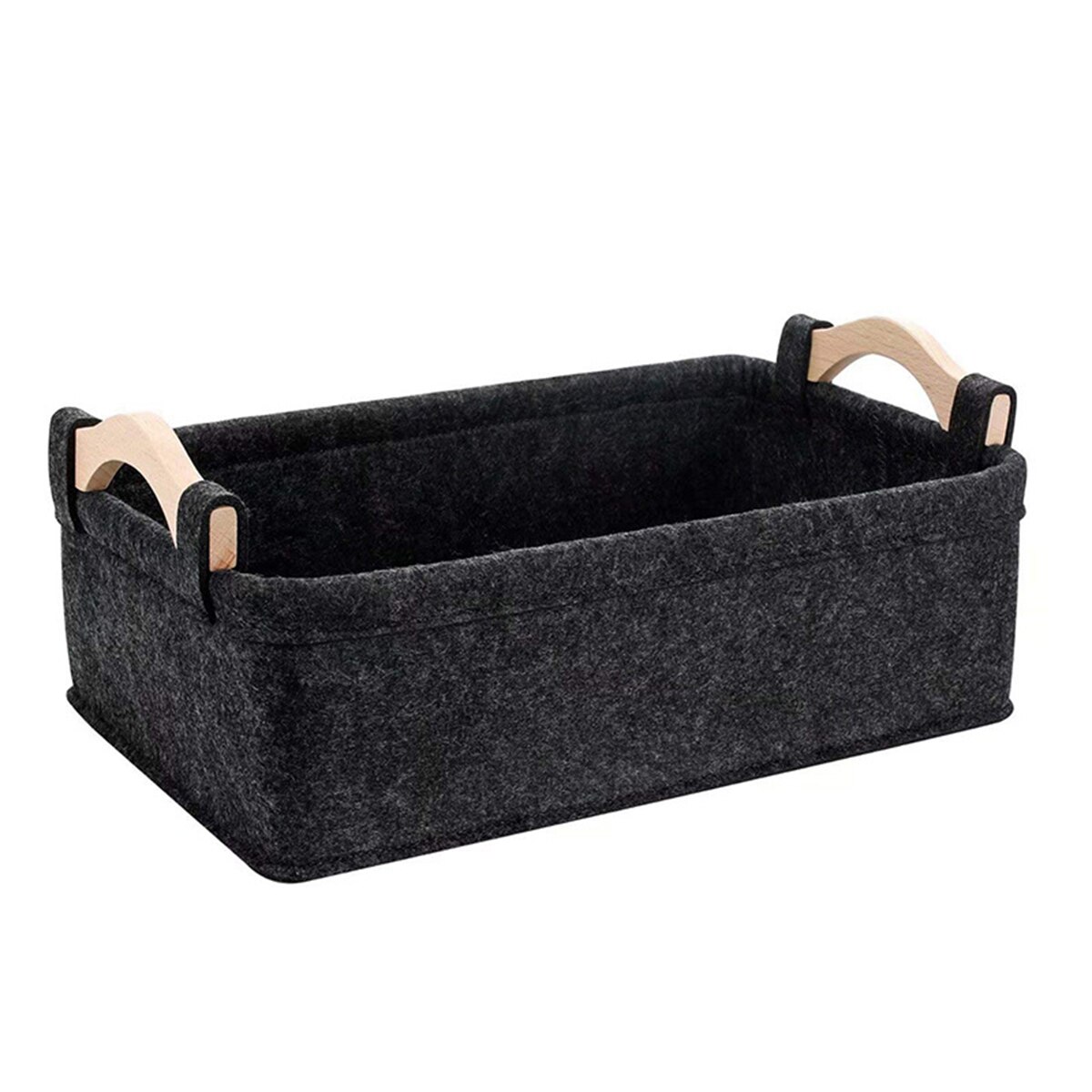 Foldable Felt Fabric Storage Laundry Basket Organi... – Vicedeal