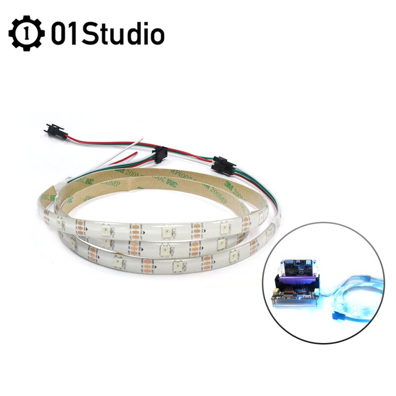 01Studio Nopixel Light Strip LED WS2812B 100cm 1m ... – Grandado