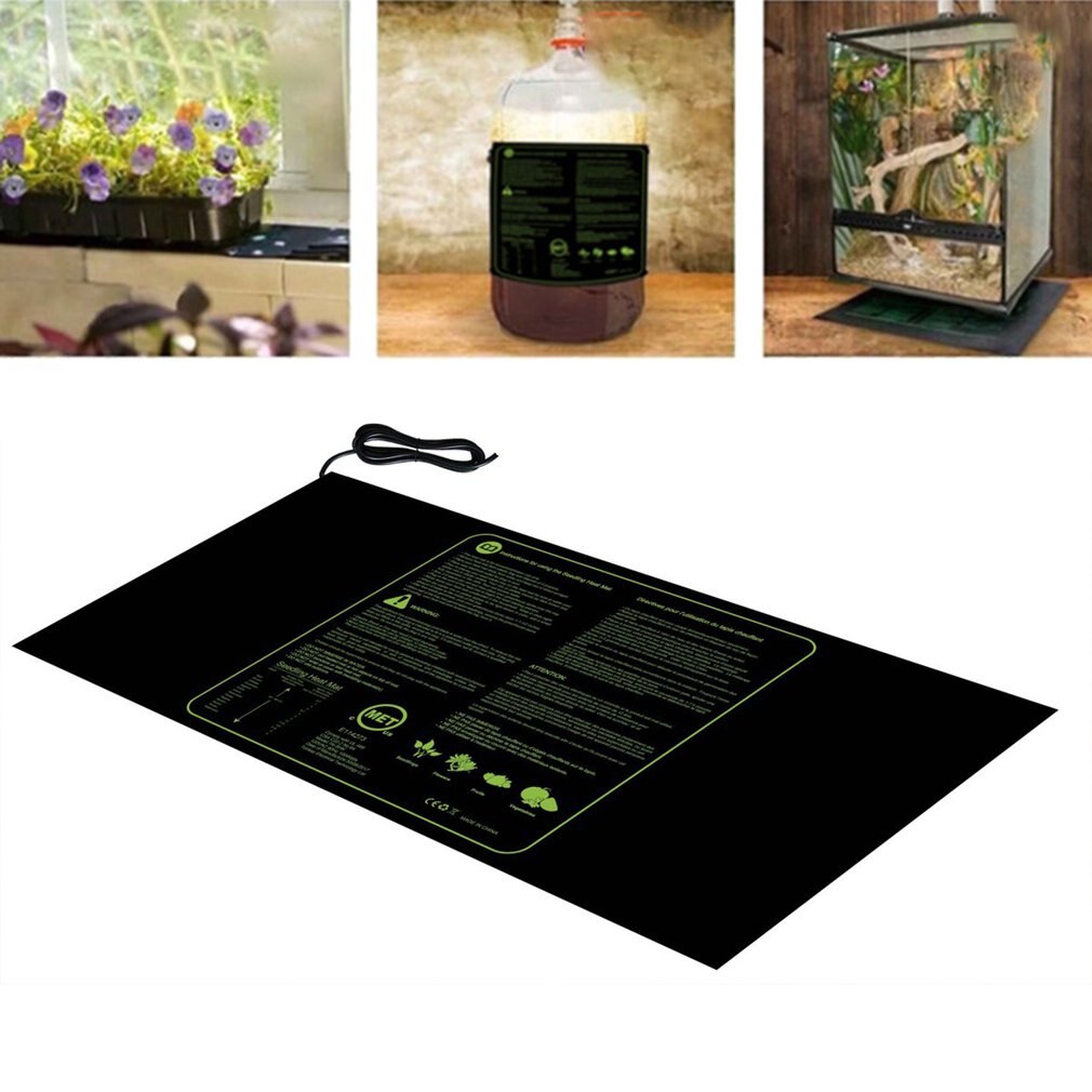 Seedling Heating Mat 50x25cm Waterproof Plant Seed... – Grandado